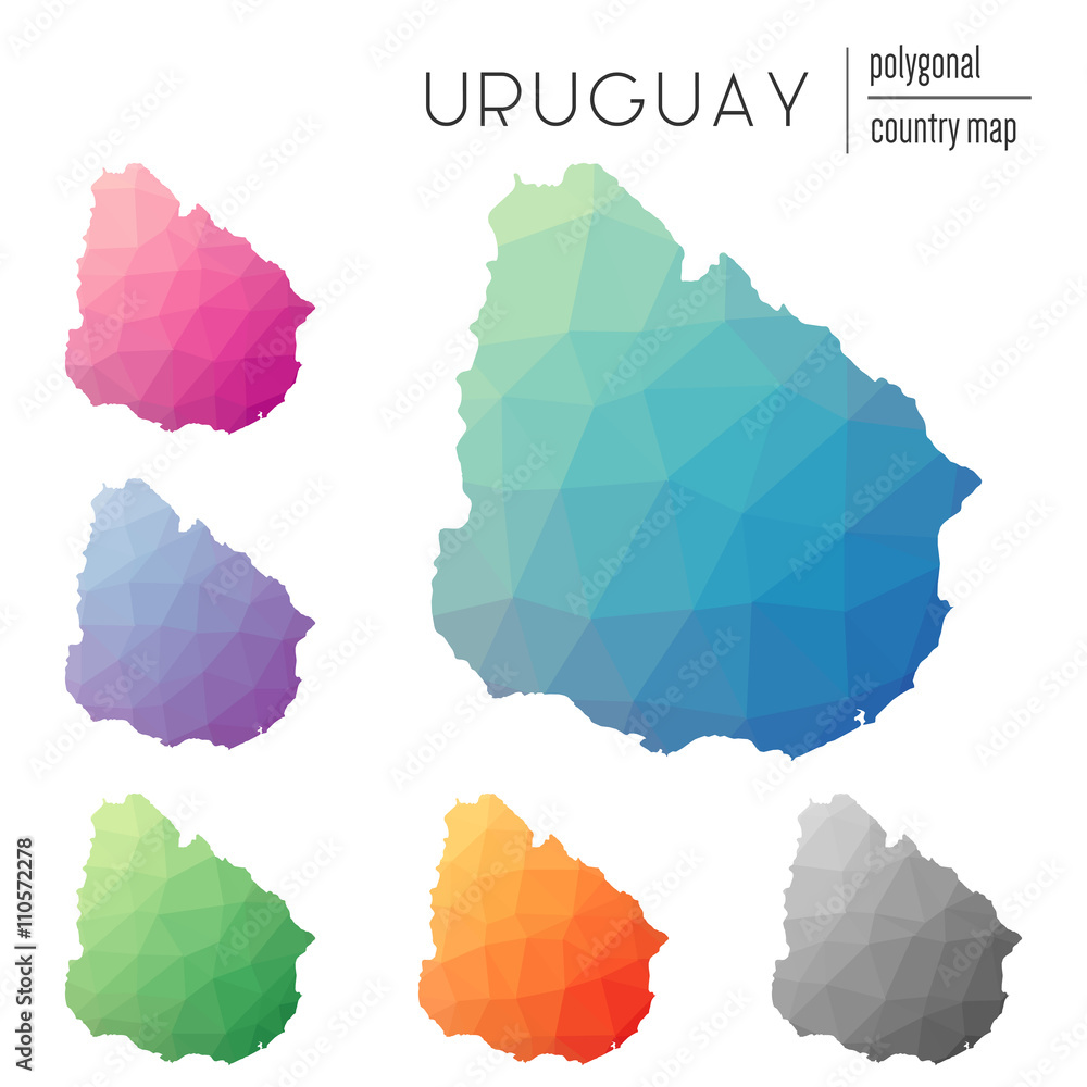 uruguay physical feature map