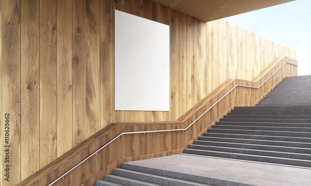 Blank poster side Stock Illustration | Adobe Stock