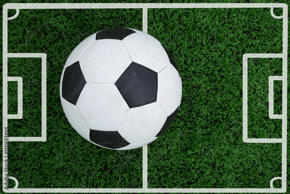 Soccer football field stadium grass Stock Photo | Adobe Stock