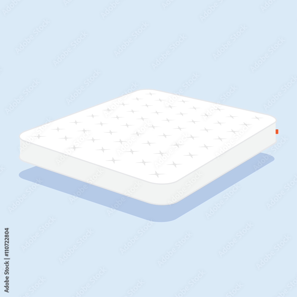 plain white mattress. Stock Vector | Adobe Stock