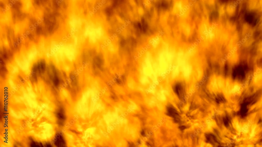 Background and texture of the aggressive fire. A strong movement of ...