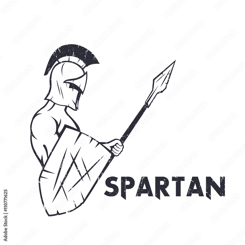 Easy Spartan Drawing