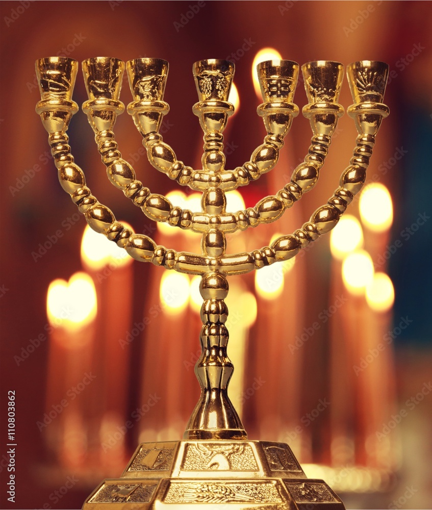 Menorah. Stock Photo | Adobe Stock