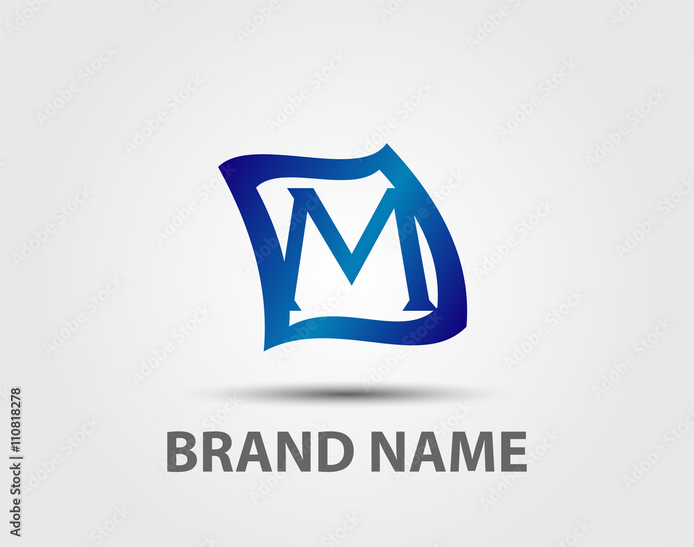 Letter m logo icon design template elements. Vector color sign Stock ...
