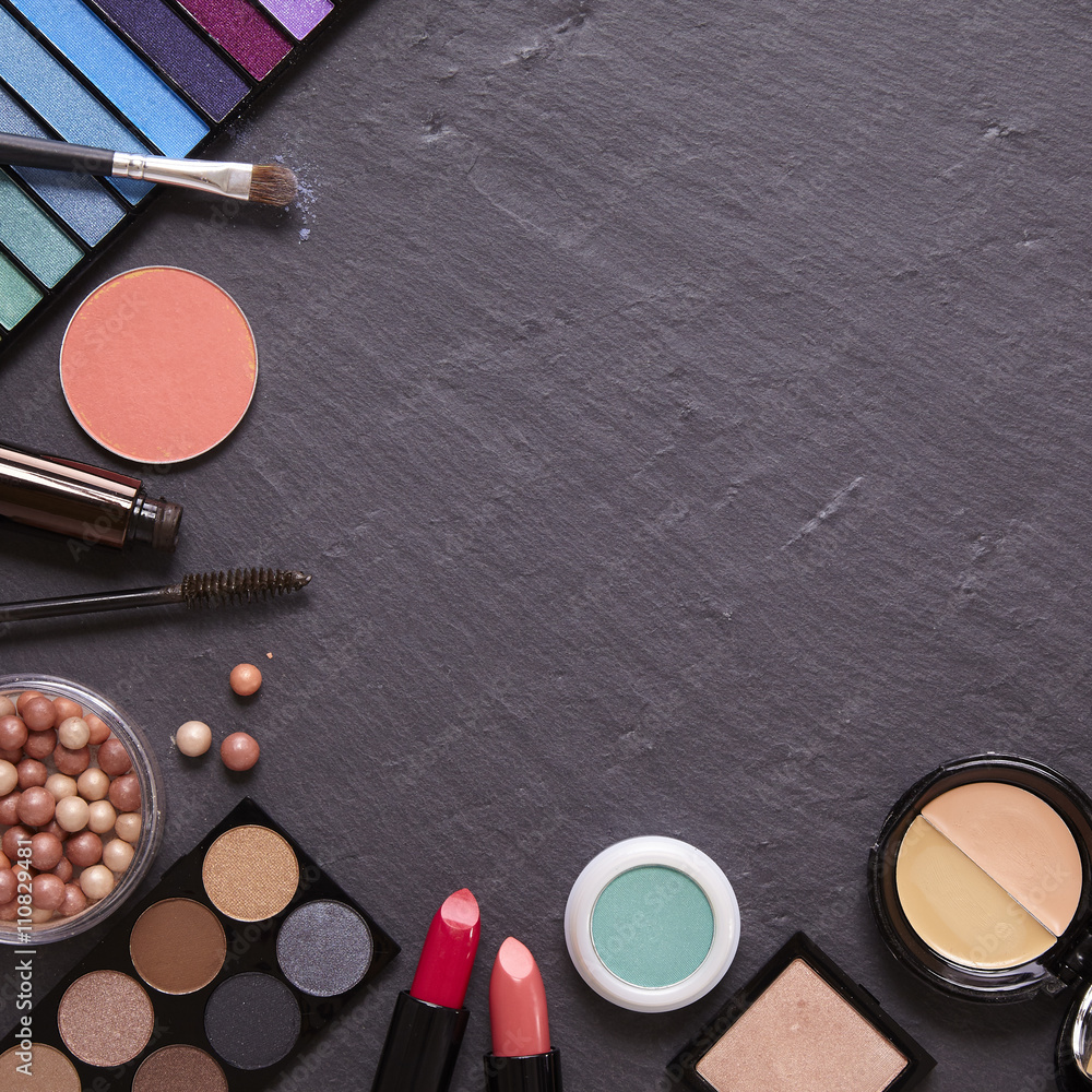 Makeup Border - Slate Stock Photo | Adobe Stock
