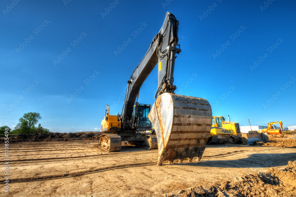 Baumaschine Stock Photo | Adobe Stock