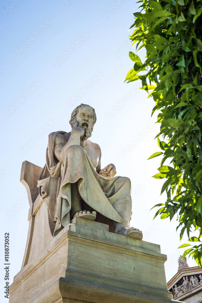 statue of Socrates Stock Photo | Adobe Stock