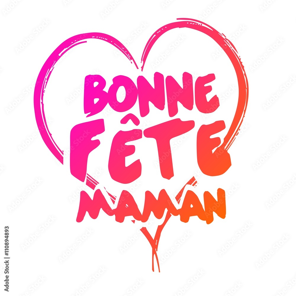 Vetor de Bonne Fête Maman do Stock | Adobe Stock