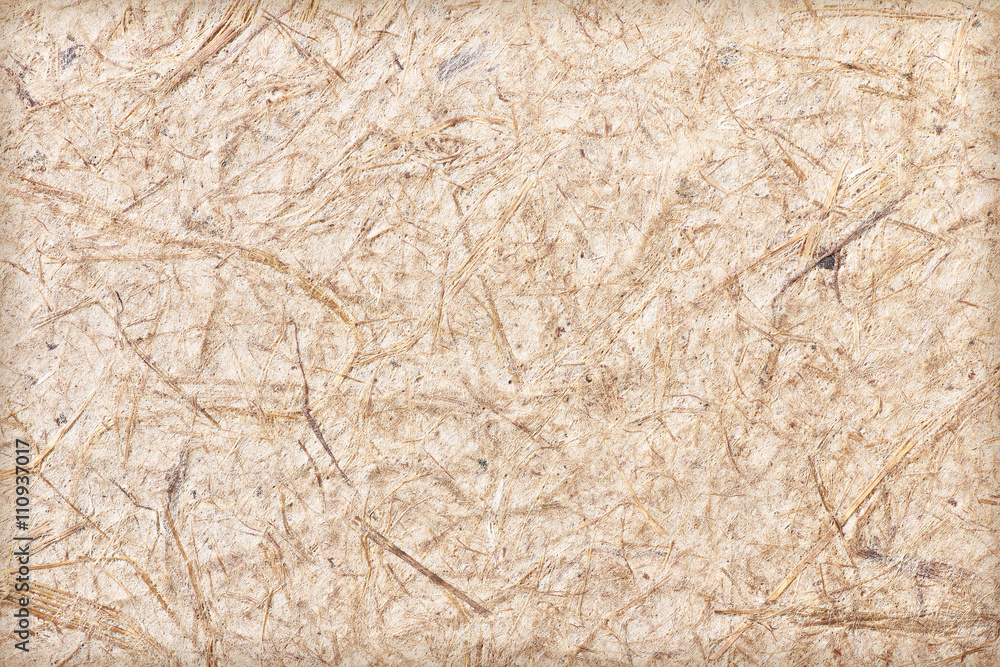 Handmade paper with straw texture background Stock Photo | Adobe Stock