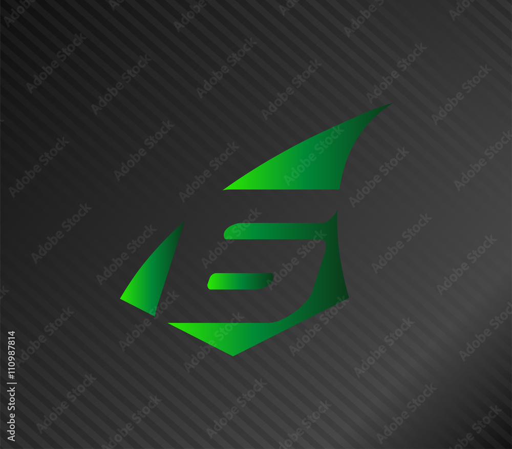 Number six 6 logo icon Stock Vector | Adobe Stock