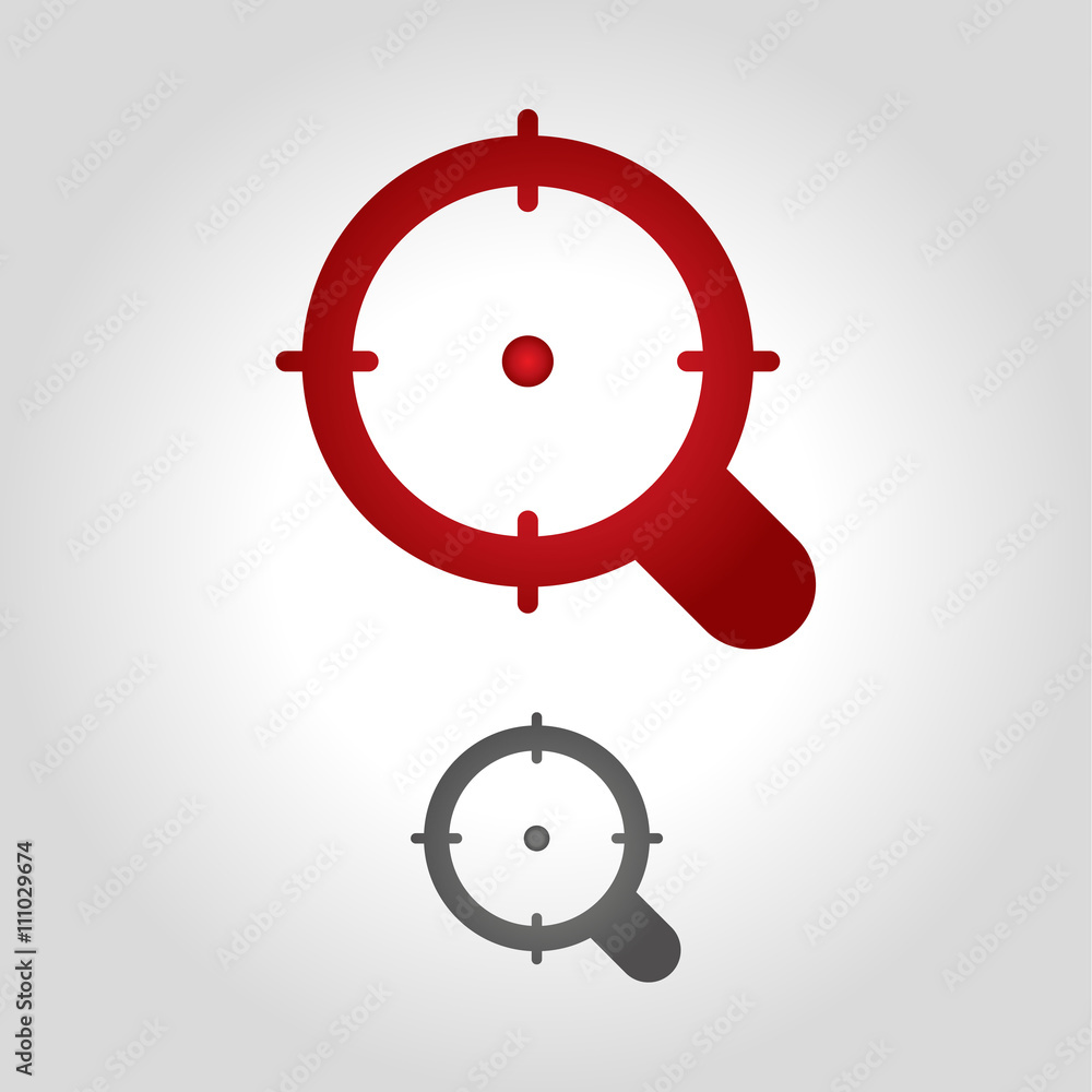 zoom logo, icon and symbol vector illustration Stock Vector | Adobe Stock