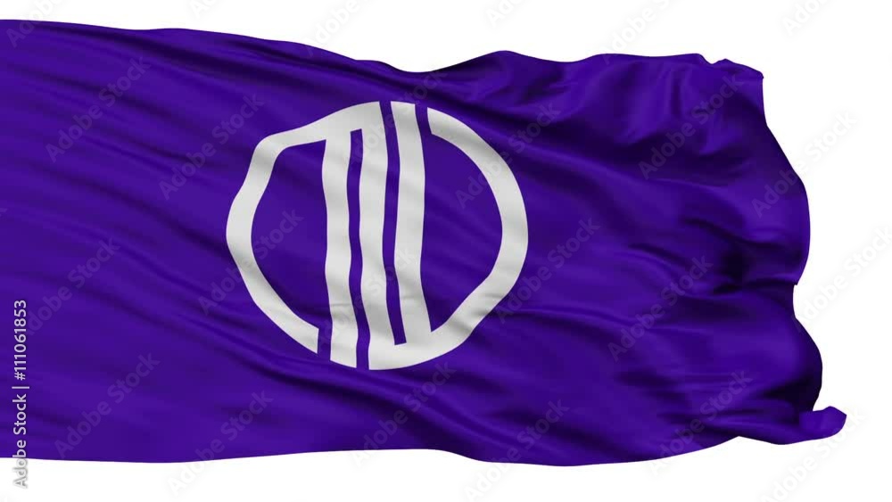 Sendai Capital City Flag, Miyagi Prefecture of Japan, Isolated ...