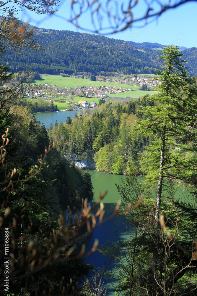 Les Brenets - Bassins du Doubs Franco-Suisse Stock Photo | Adobe Stock