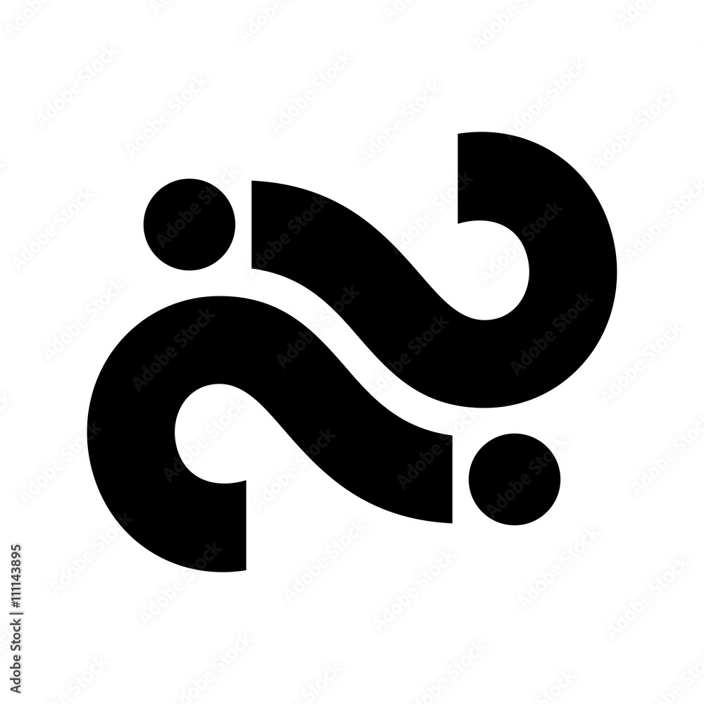 Interrogation marks, black on white Stock Illustration | Adobe Stock