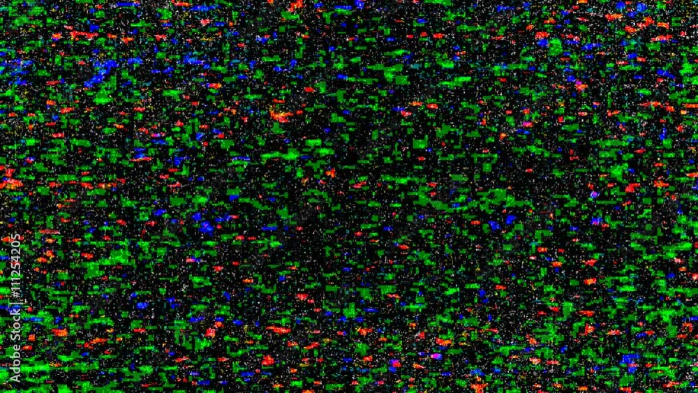 HD - Colorful TV Noise, natural bright color noise matrix Stock-Video ...