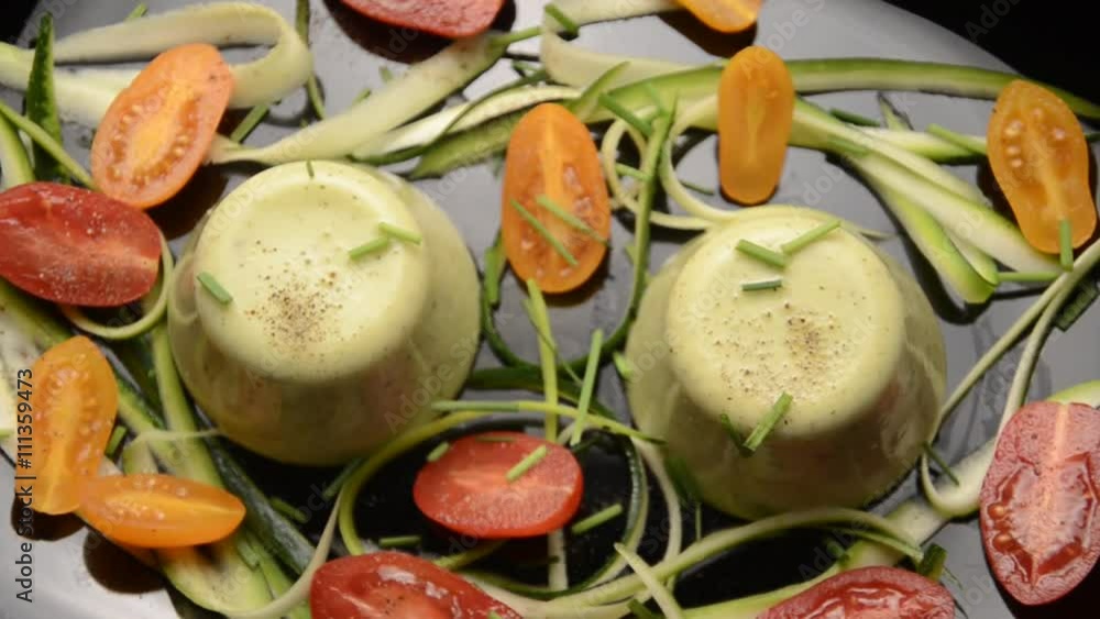 Cucurbita pepo Zucchini flan Pie sformato di zucchine کدوی تخمه‌کاغذی ...