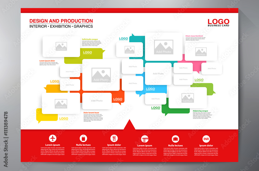 Exhibition Backdrop Displays Template for Print. Stock Vector | Adobe Stock