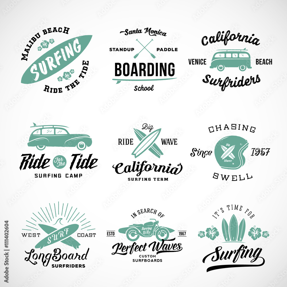 Surfing Designer Labels