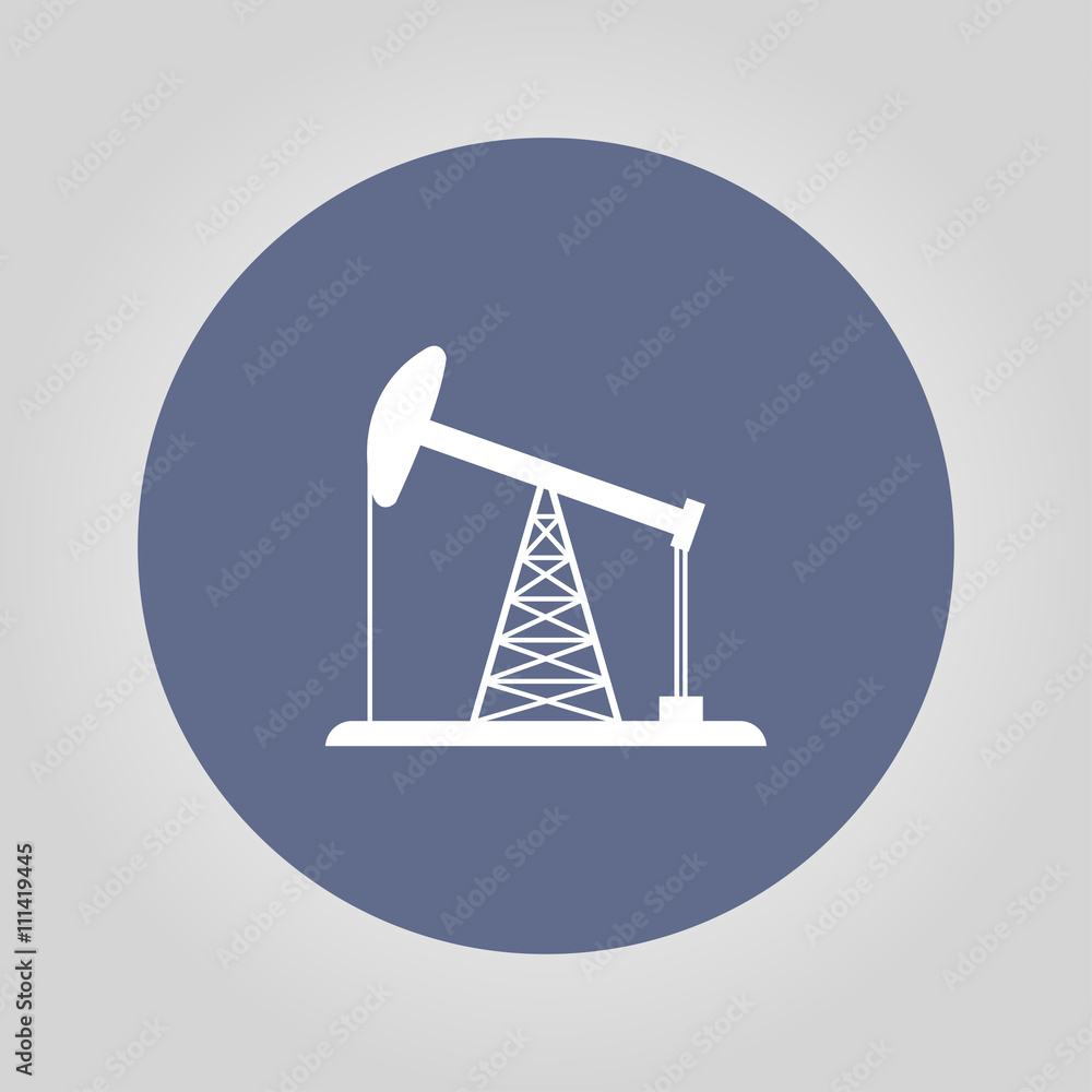 Oil Rig Icon Stock Vector | Adobe Stock