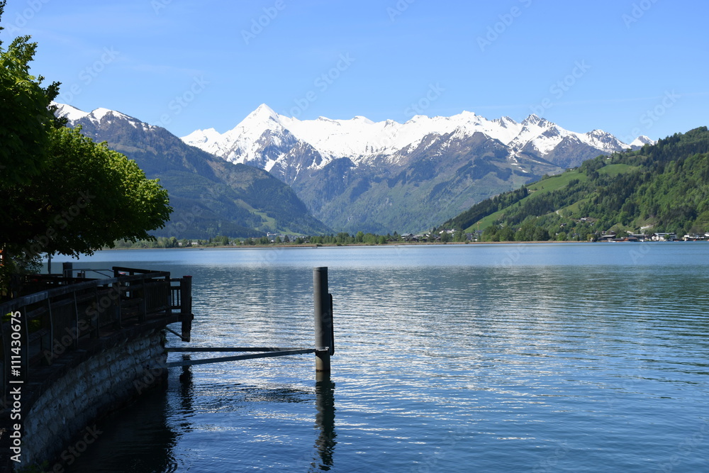 Zeller See, See, Zell am See, Salzburg, Pinzgau, Ferienregion, Berge ...