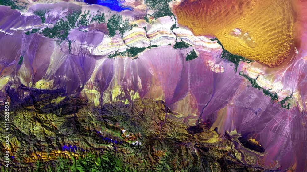 Abstract art motion background. Original satellite images of Earth from ...