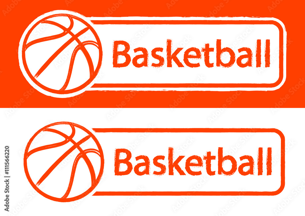 Basketball_label Stock-Vektorgrafik | Adobe Stock