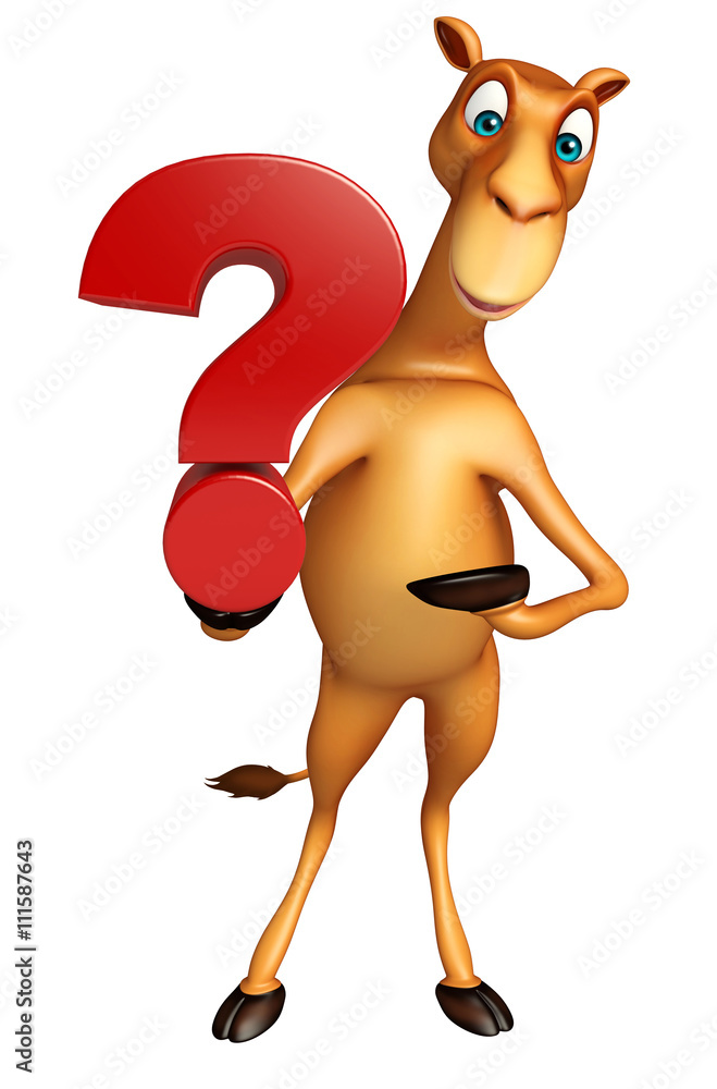 Funny Cartoon Question Mark