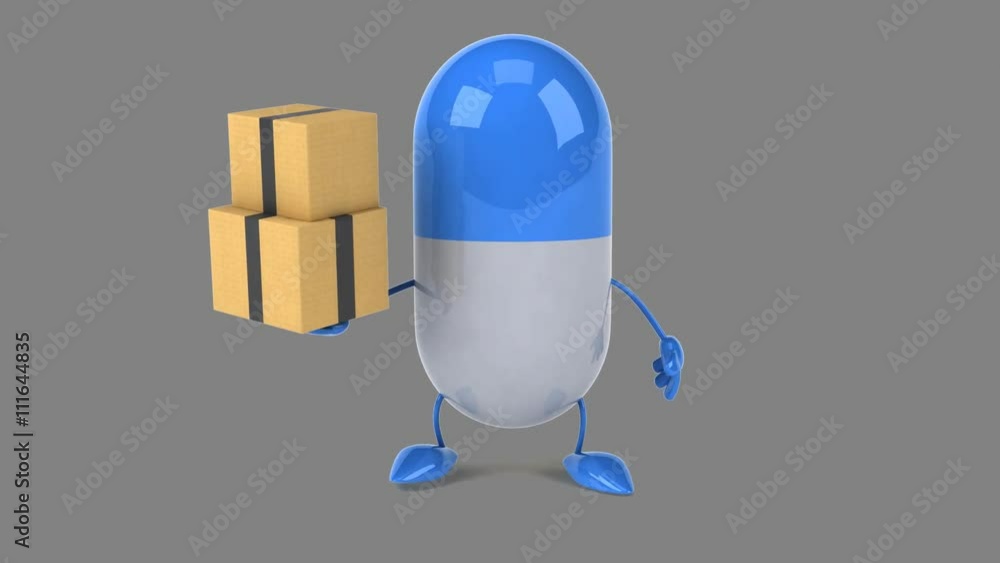 Pill - Computer animation Stock Video | Adobe Stock