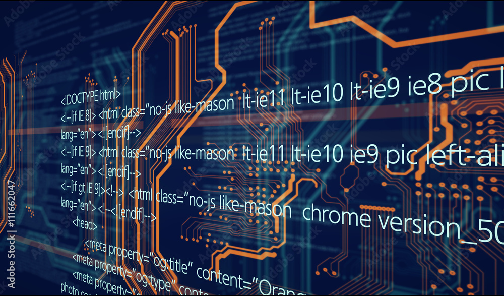 Technology background/Technology background of the abstract computer ...