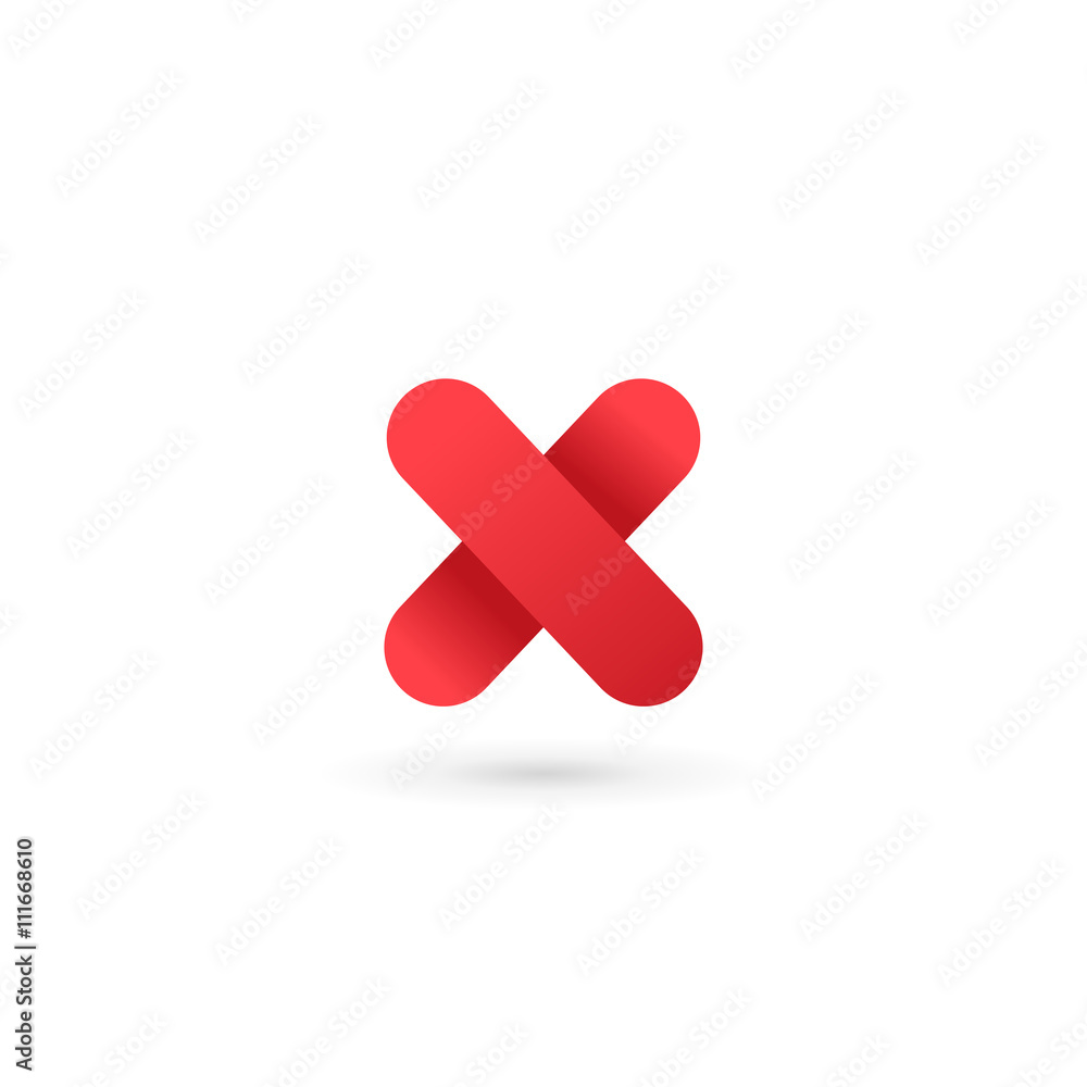 Letter X number 10 logo icon design template elements Stock Vector ...