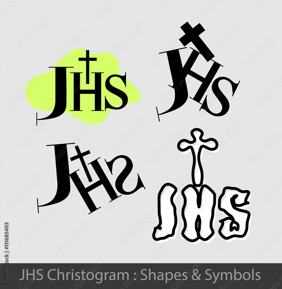 JHS Christogram Symbols vector de Stock | Adobe Stock