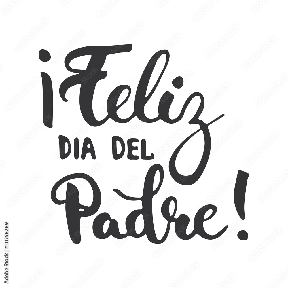 Feliz Dia Del Padre Papa Eres Mi Rey Lettering Vector Image | atelier ...