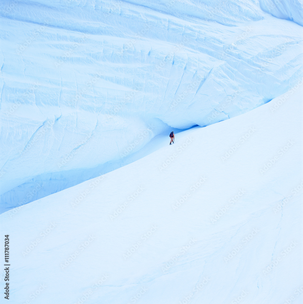 Ice wall, Antarctic. Stock Photo | Adobe Stock