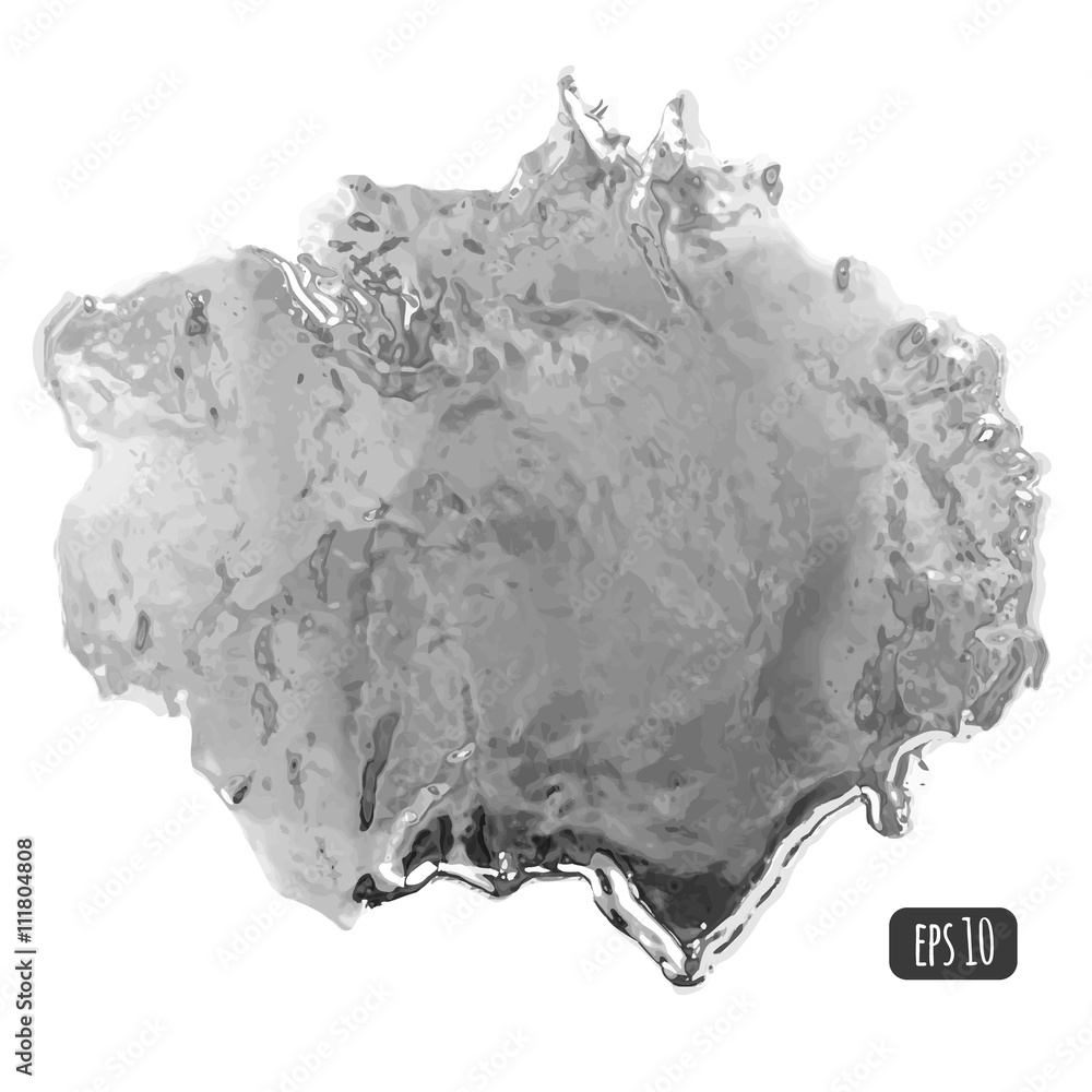 Quicksilver Smooth Texture Stain Of Liquid Mercury Metal Stock Vector quicksilver-smooth-texture-stain-of-liquid-mercury-metal-stock-vector