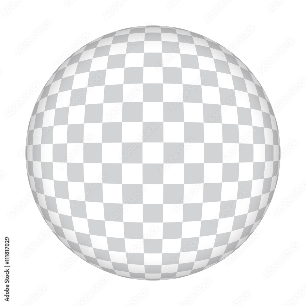 Chequered Ball Stock Illustration | Adobe Stock