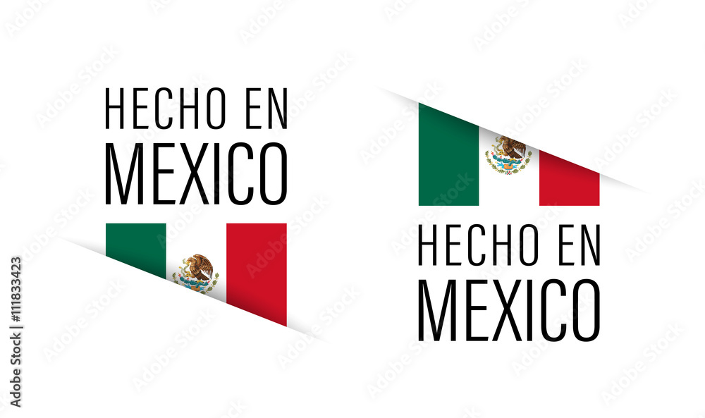 Hecho En Mexico Vector