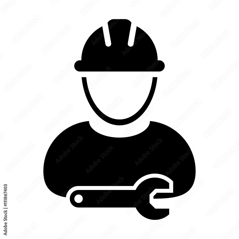 Worker Icon - Mechanic, Craftsmen, Engineer, Workman, Construction ... Worker Icon - Mechanic, Craftsmen, Engineer, Workman, Construction ...