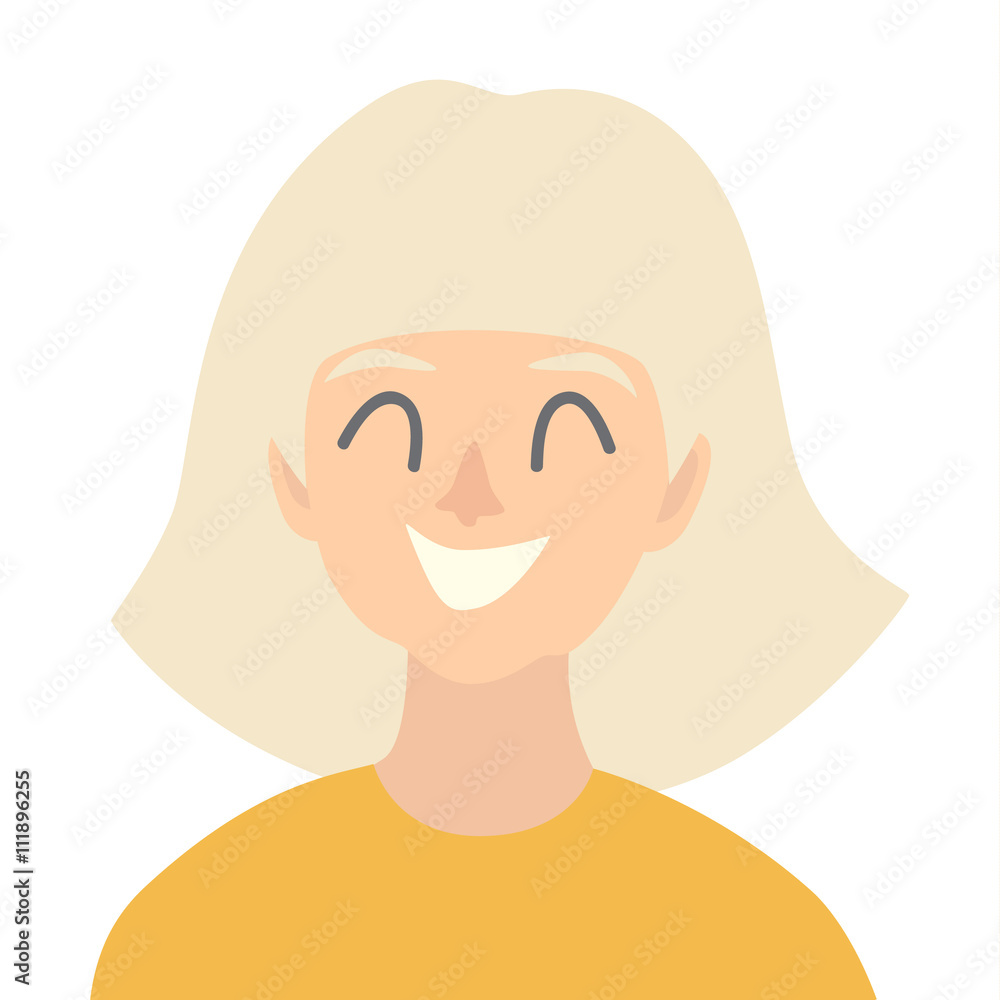 Old woman icon vector.Woman icon illustration.Face of old woman icon ...