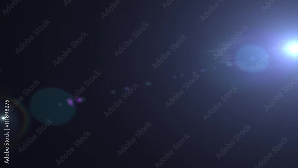 Anamorphic lens flare Stock Video | Adobe Stock