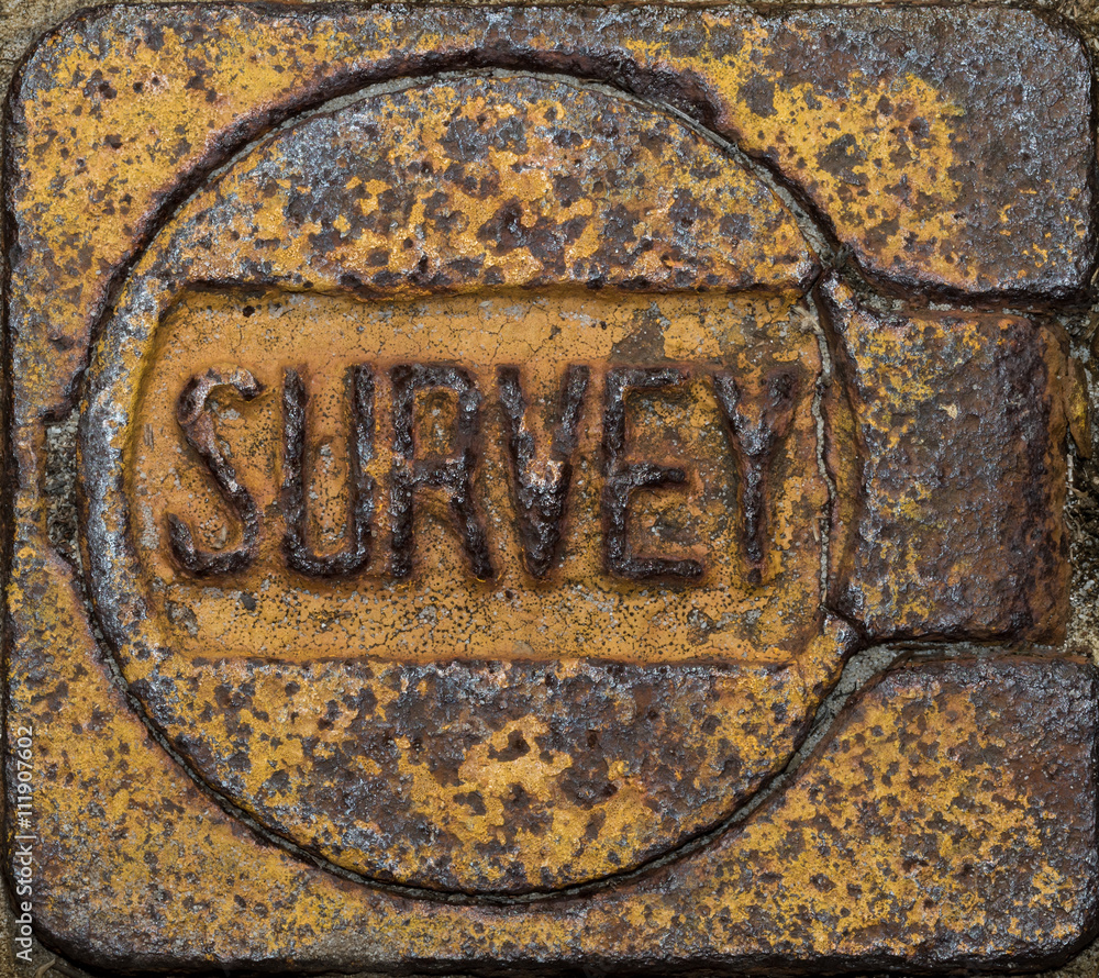 State Survey Marker, NSW, Australia - spatial referencing system that ...