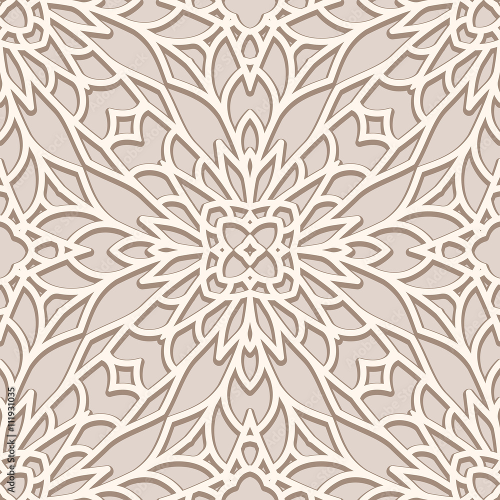 Beige seamless pattern Stock-Vektorgrafik | Adobe Stock