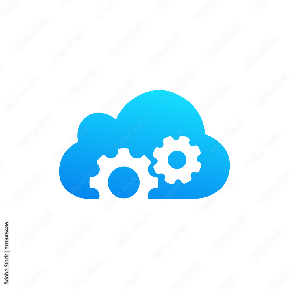 Cloud computing and storage vector logo. Technology design template ... Cloud computing and storage vector logo. Technology design template ...