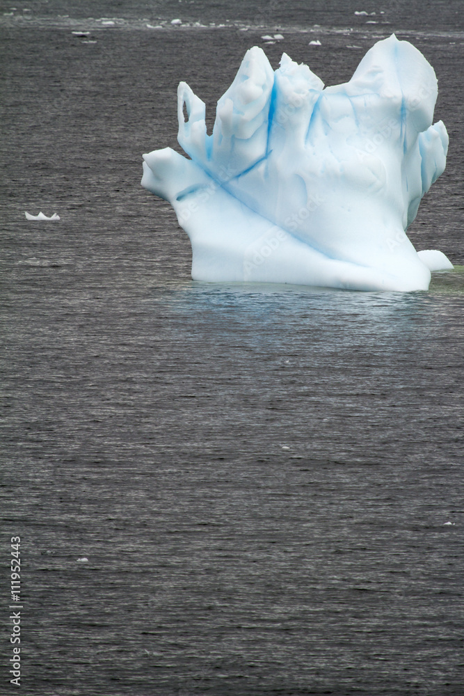Antarctica - Non-Tabular Iceberg Floating In The Southern Ocean - Dry ...