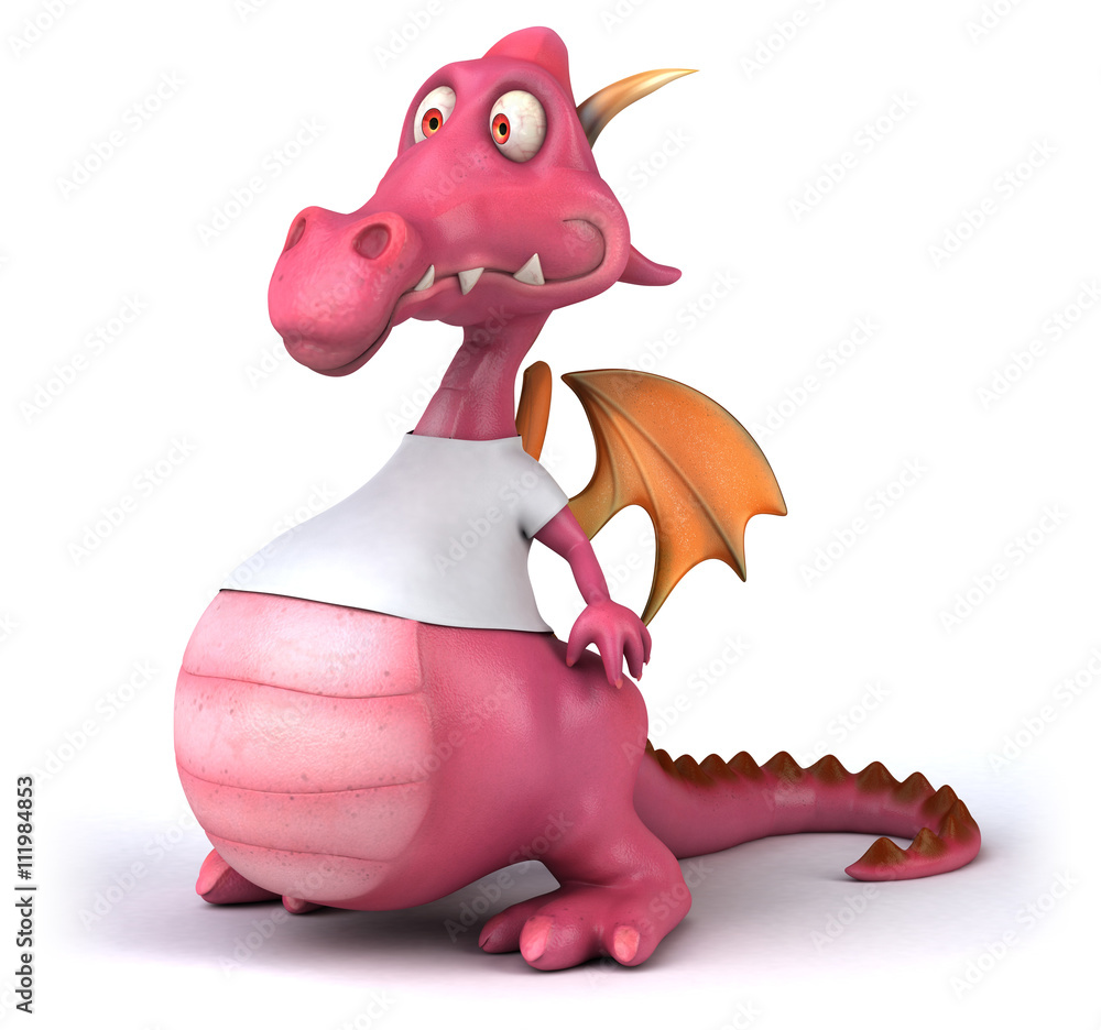 Fun dragon Stock Illustration | Adobe Stock