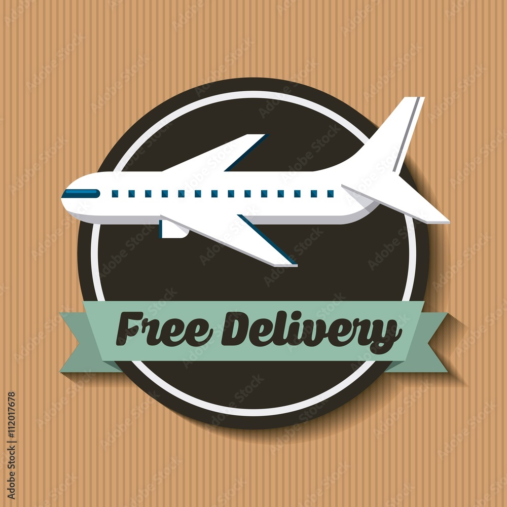 delivery service design Stock Vector | Adobe Stock