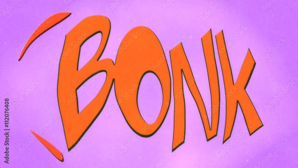 Comic fight scene punches hits retro aged film 60s tv pow biff bonk ...