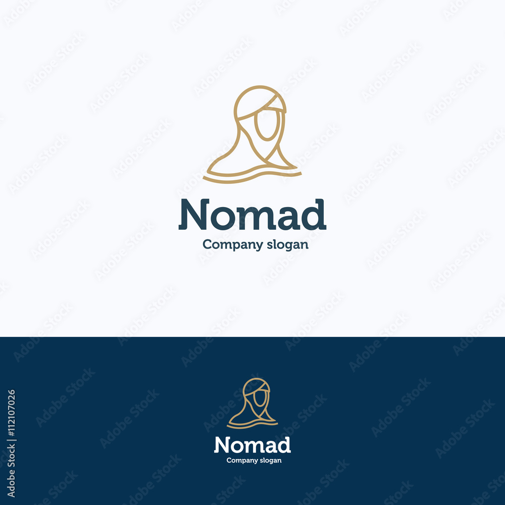 Nomad logo Stock Vector | Adobe Stock