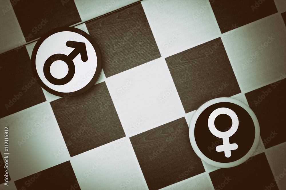Draughts (Checkers) - husband vs wife, woman vs man, feminism vs ...