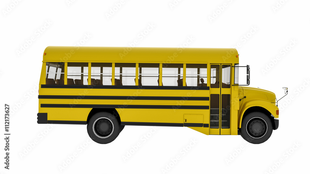 School Bus Side View