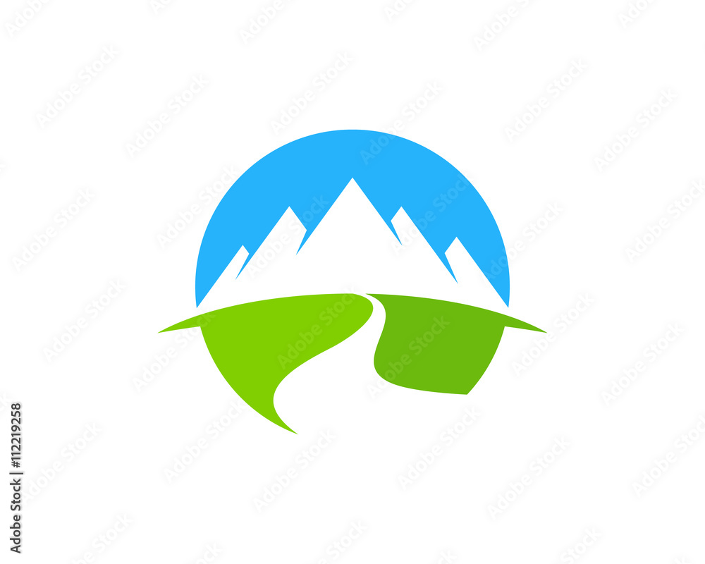 Mountain Path Stock Vector | Adobe Stock